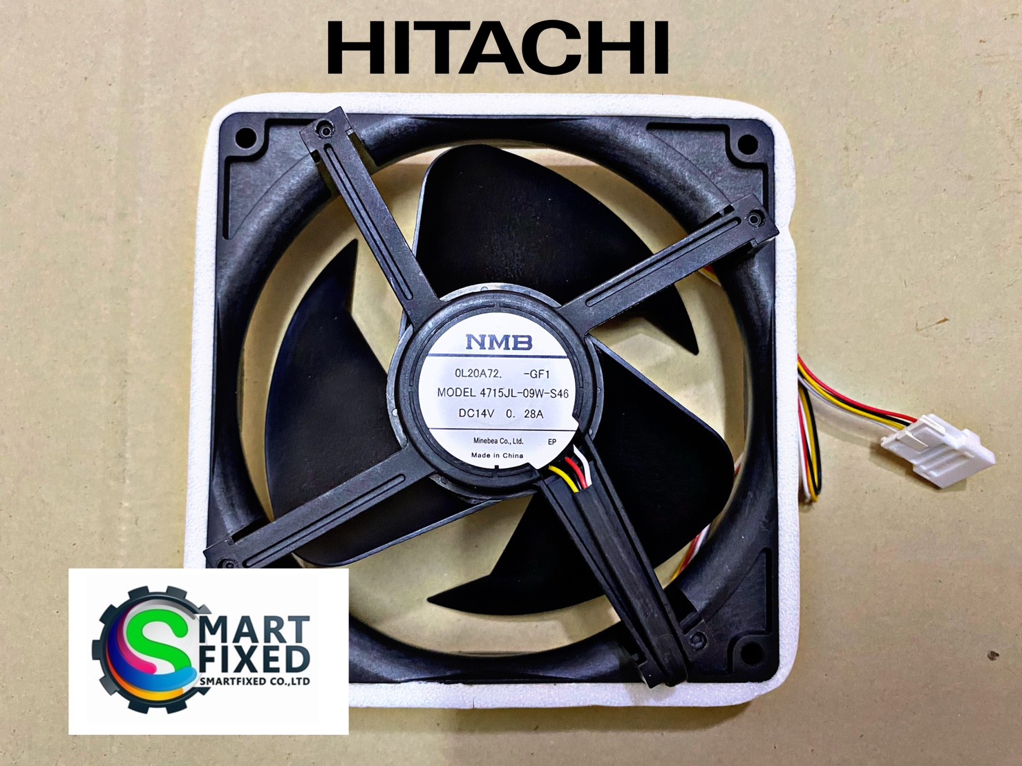 พัดลมตู้เย็นฮิตาชิ/อะไหล่ของแท้/Hitachi/R-Z440VX/R-Z480VX/Hitachi/PTR ...